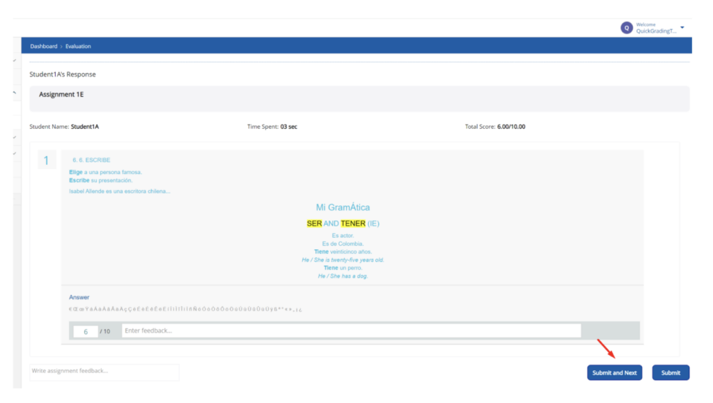 Quick Grading - The KWL Hub